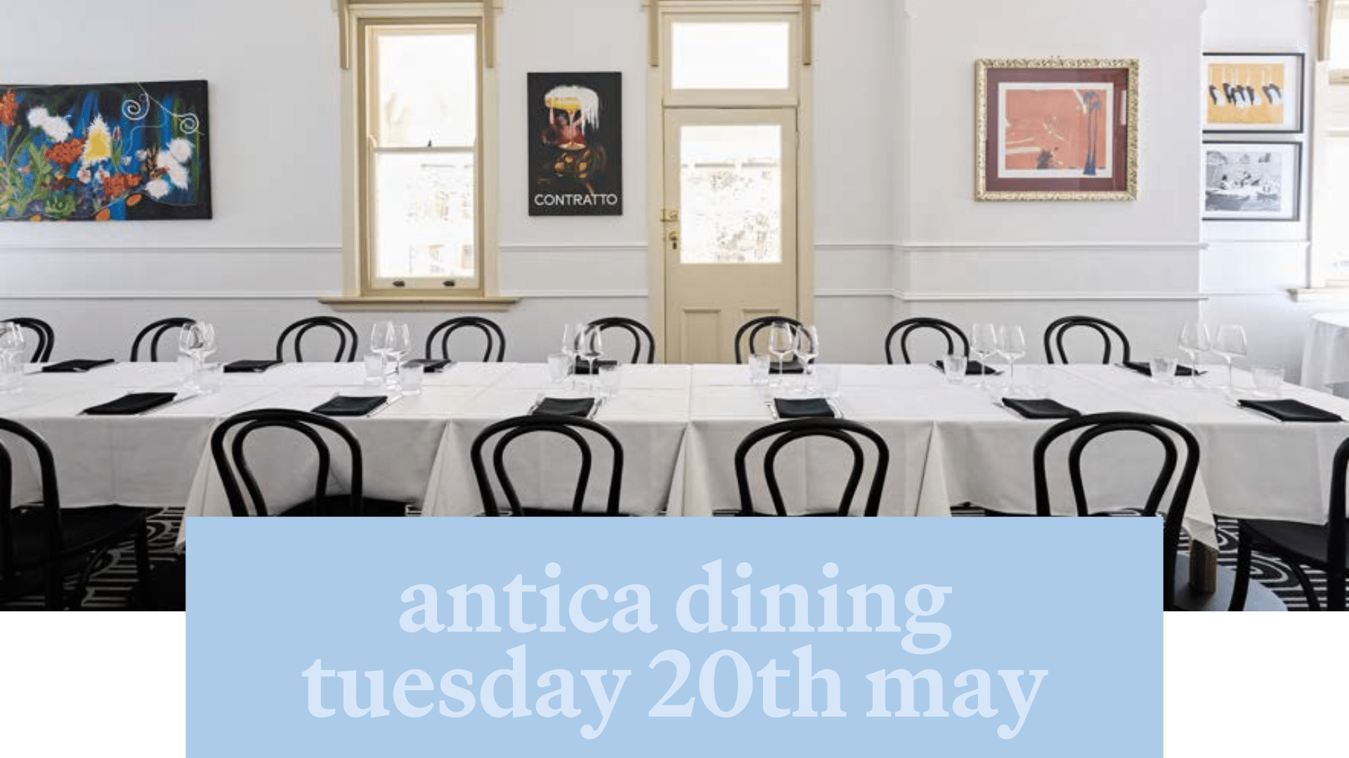 Sydney Wine Dinner – Antica, 20th May 2025 - The Lane Vineyard